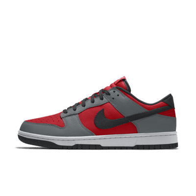 Nike Dunk Low By You Custom Men's Shoes - Red Nike Dunk Low By You Custom Men's Shoes - Red