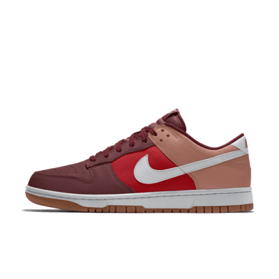 Nike Dunk Low By You Custom Women's Shoes - Red Nike Dunk Low By You Custom Women's Shoes - Red