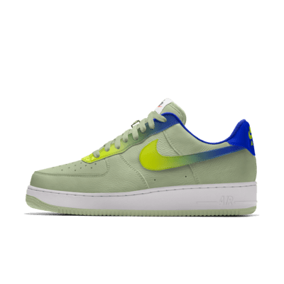 Nike Air Force 1 Low Unlocked By You Custom Men's Shoes - Green Nike Air Force 1 Low Unlocked By You Custom Men's Shoes - Green