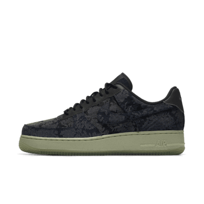 Nike Air Force 1 Low FM Change By You Custom Shoes - Black Nike Air Force 1 Low FM Change By You Custom Shoes - Black