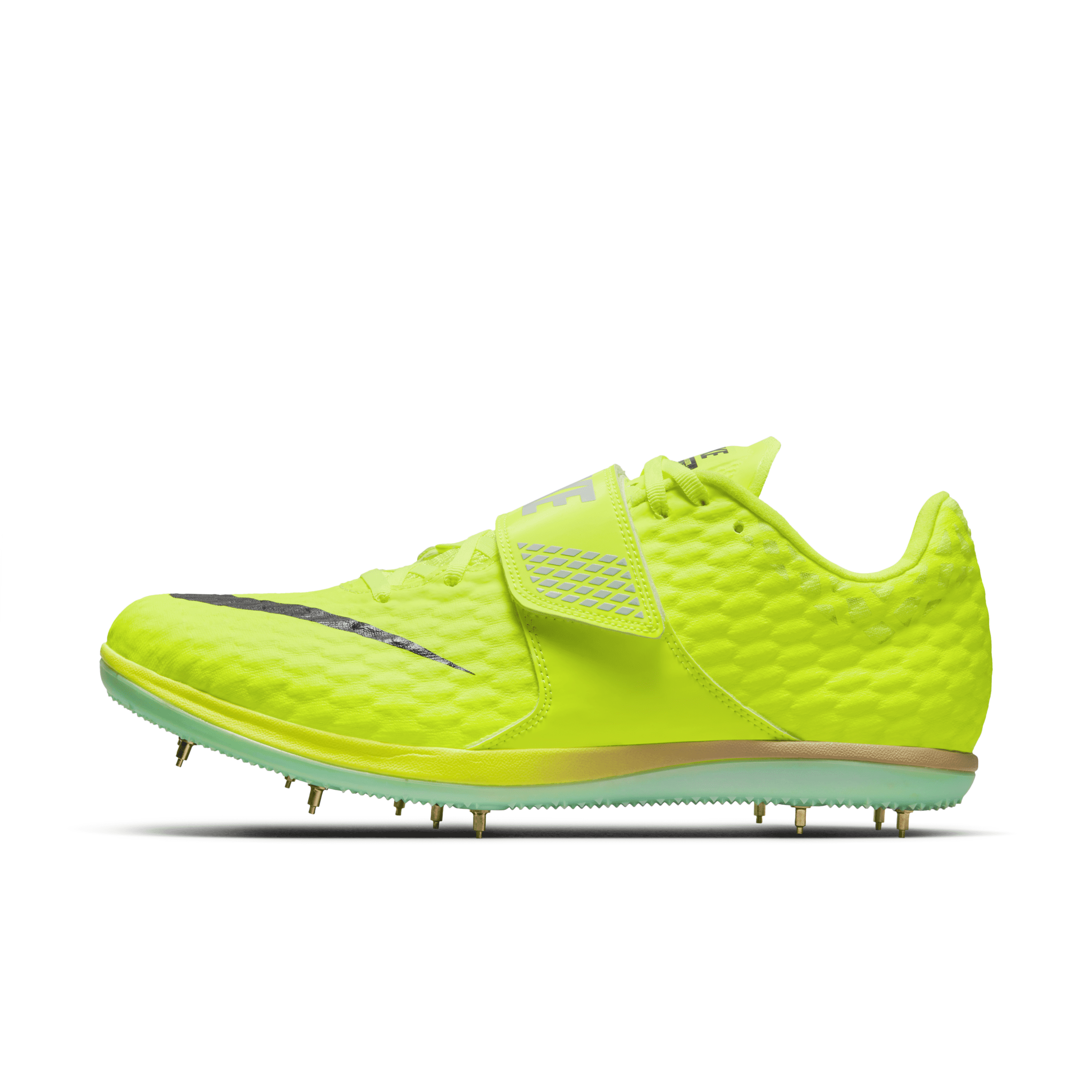 Nike Men's High Jump Elite Track & Field Jumping Spikes In Yellow ...