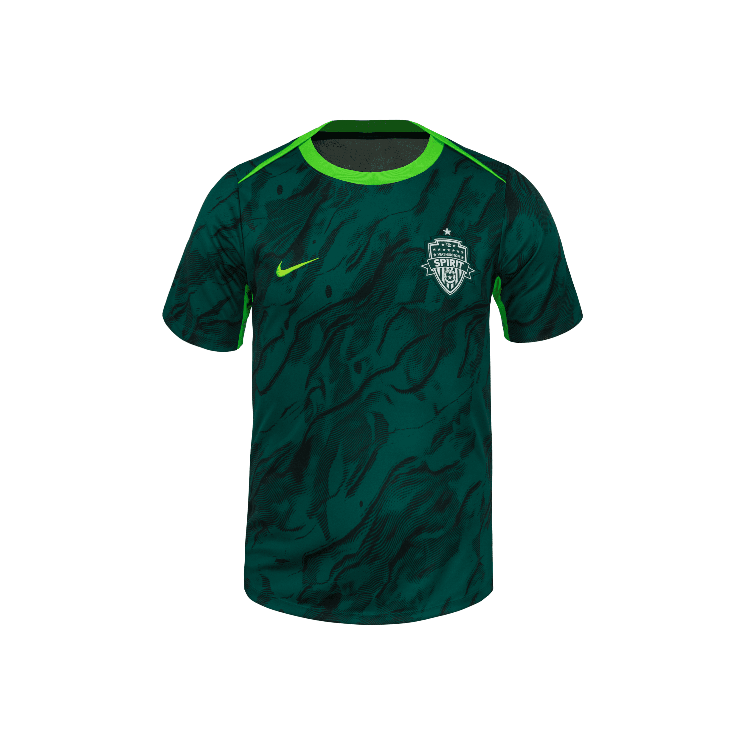 Nike Washington Spirit 2025 Men's Nwsl Short-sleeve Pre-match Top In ...