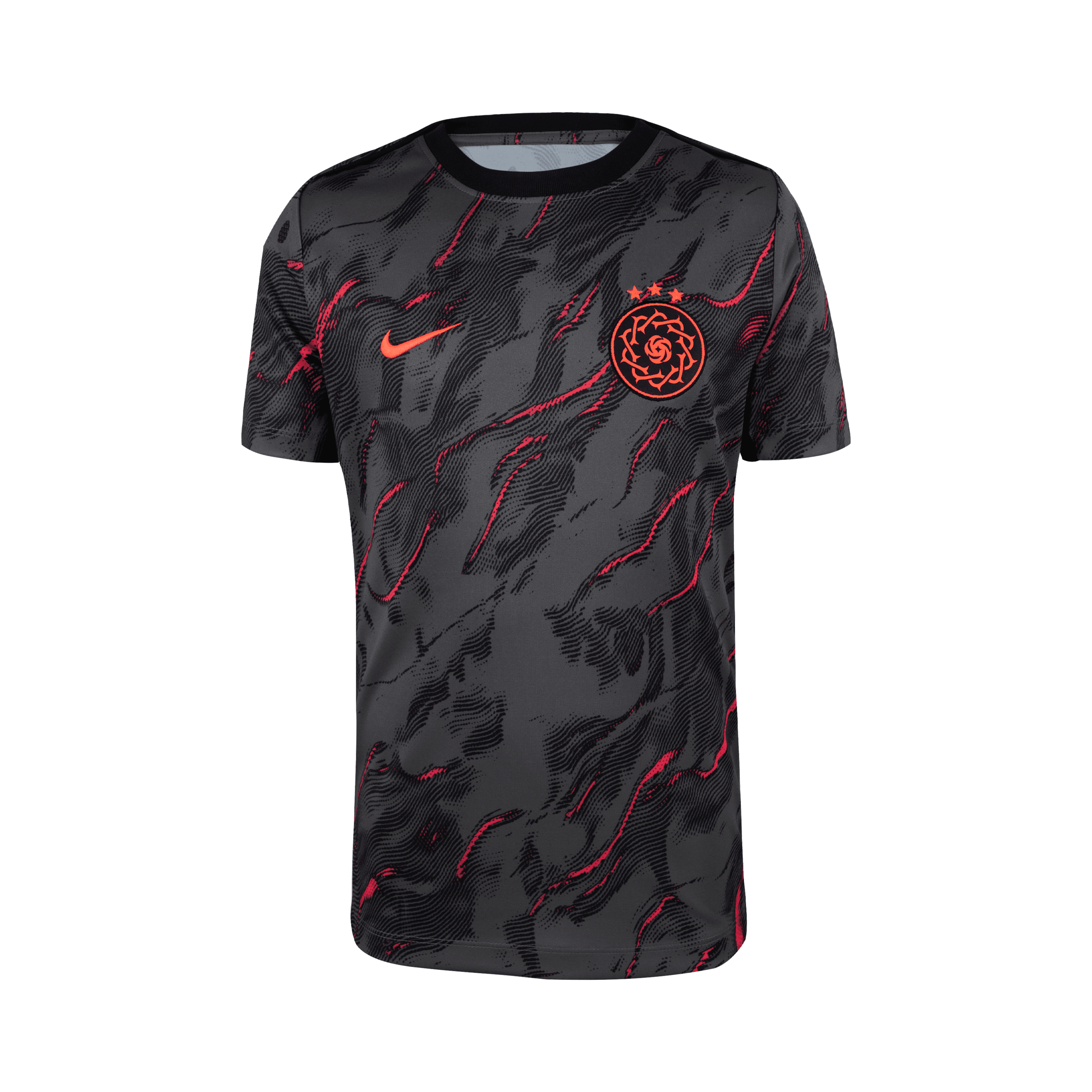 Nike Portland Thorns Fc 2025 Big Kids' Nwsl Short-sleeve Pre-match Top ...