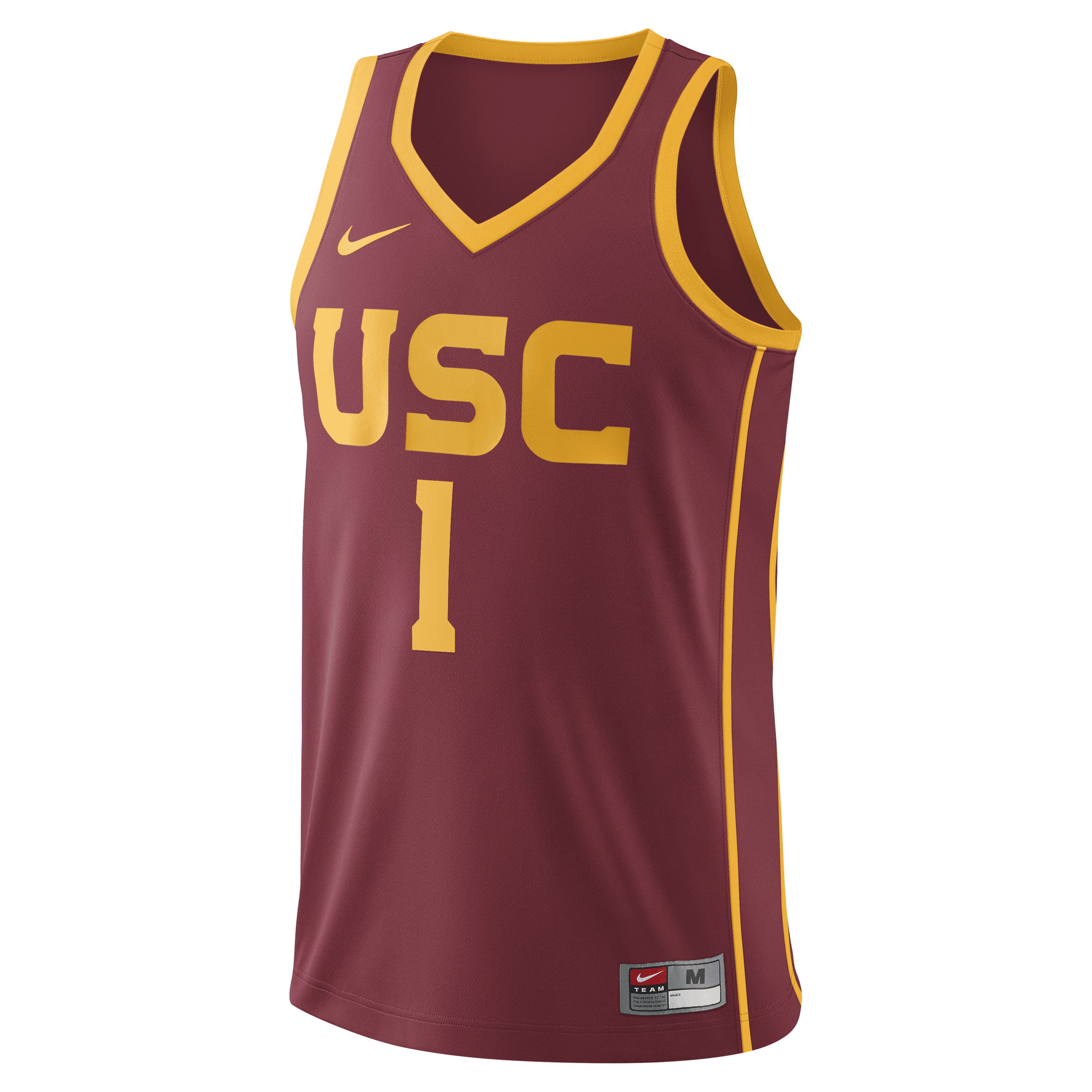 Nike Men's College Dri-fit (usc) Replica Basketball Jersey In Red ...