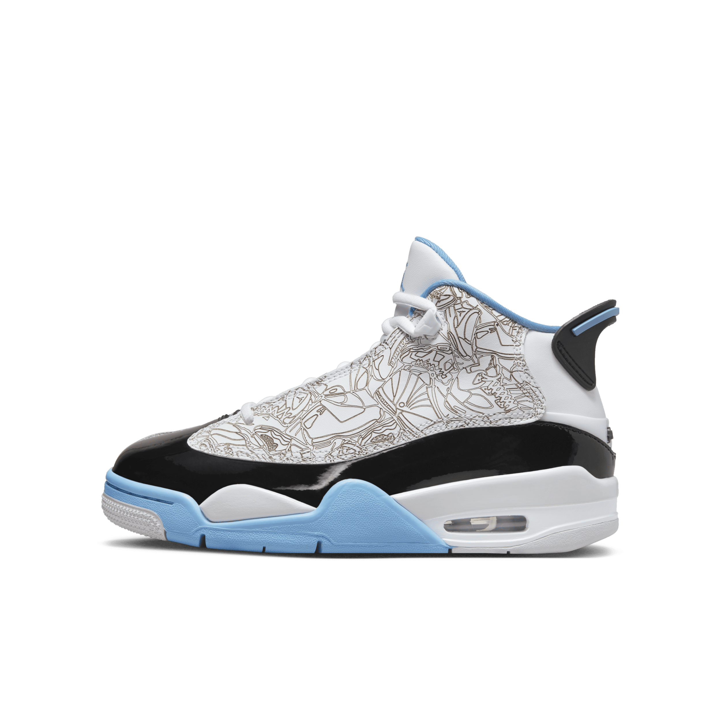 Nike Air Jordan Dub Zero Older Kids' Shoes - White | DV1360-114 | FOOTY.COM