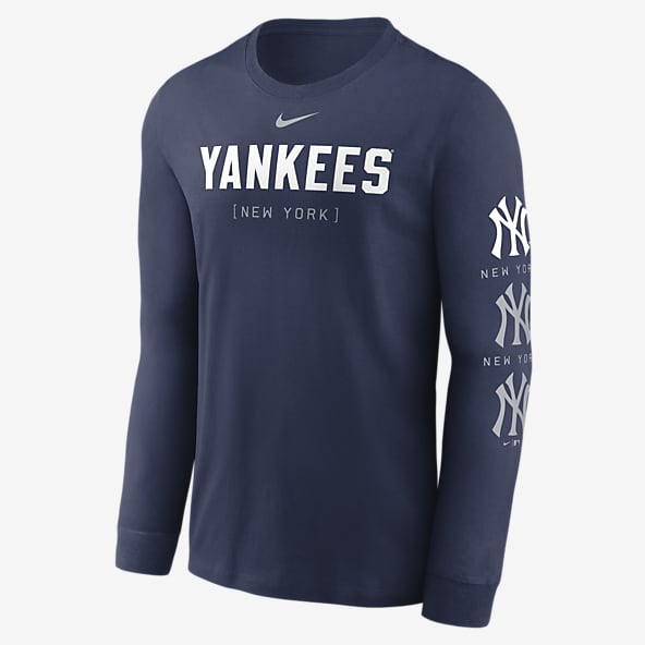 New York Yankees Manga larga Tops. Nike US