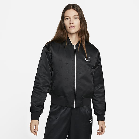Loose Black At Least 20% Sustainable Material Bomber Jackets. Nike LU