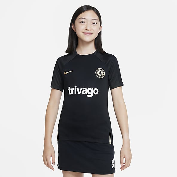 Niñas Negro Chelsea FC Partes de arriba. Nike ES