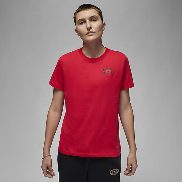 Rood Shirts met korte mouwen. Nike NL