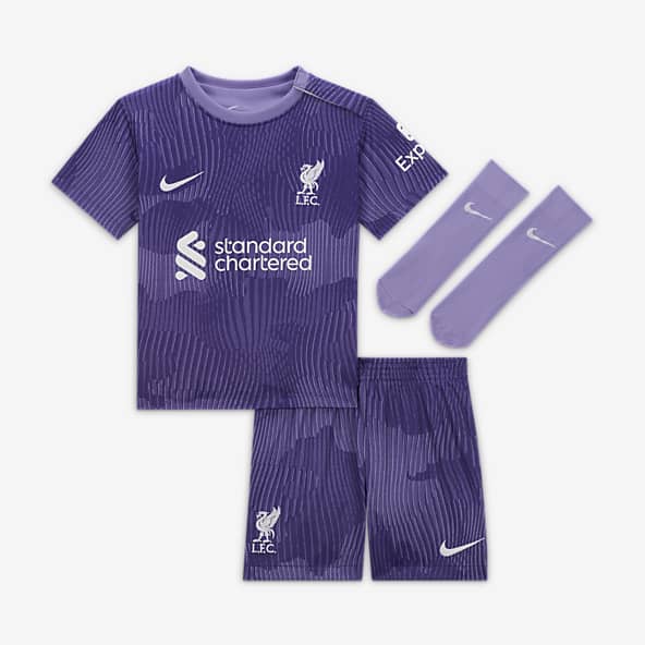 Kit del Liverpool per neonati 2023/24. Nike CH