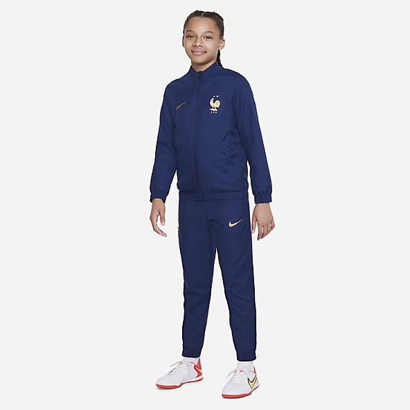 Boys Dri-FIT France Tracksuit Tops. Nike CZ