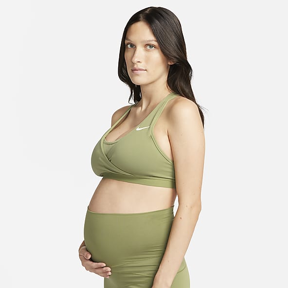 Green Nike Swoosh Sports Bras. Nike CA