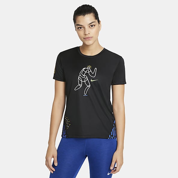 Femmes Miler Performance Hauts et tee-shirts. Nike FR