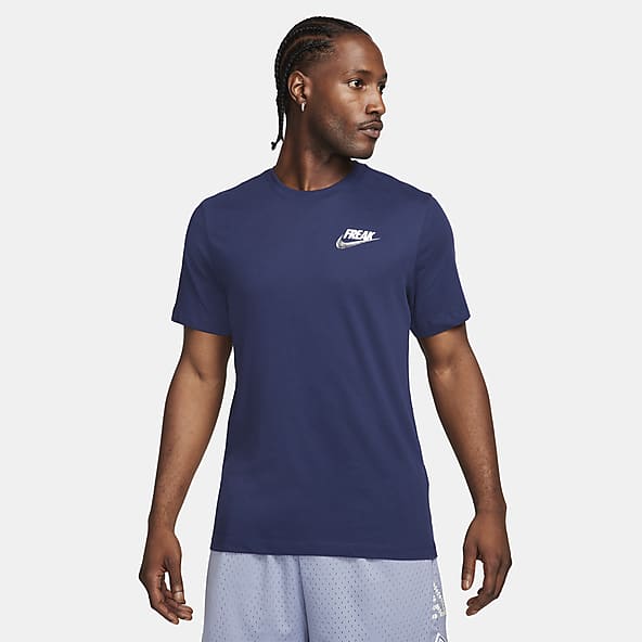 Nike Azul Giannis Antetokounmpo Manga corta camisas. Nike ES