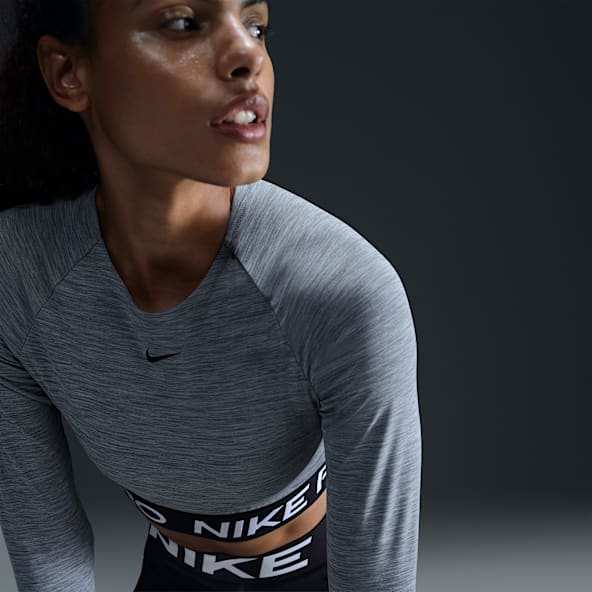 Womens Grey Tops & T-Shirts. Nike.com