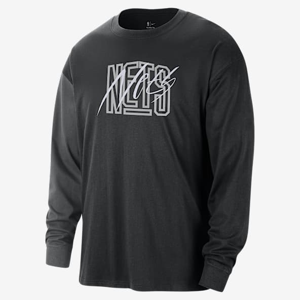 Hombre Brooklyn Nets Cuello crew Manga larga. Nike US