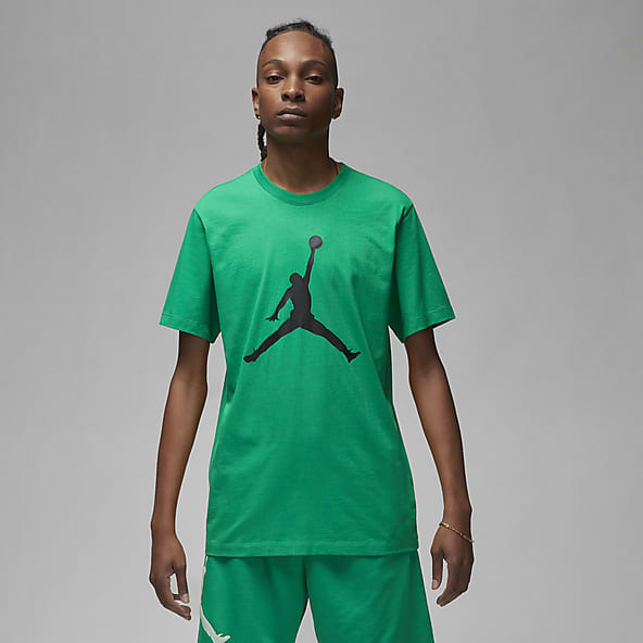 Men's Jordan Green Graphic T-Shirts. Nike SA