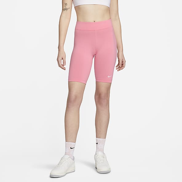Matching Sets Pink Biker-short Length Tights & Leggings. Nike NZ