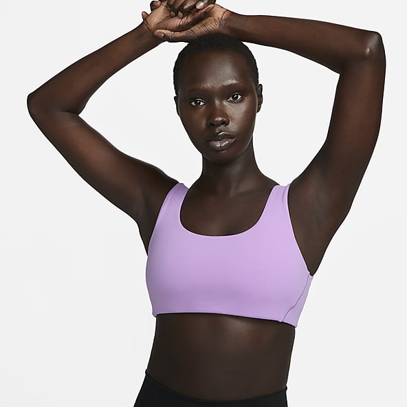 Morado Gym y Training Yoga Sujetadores deportivos. Nike ES