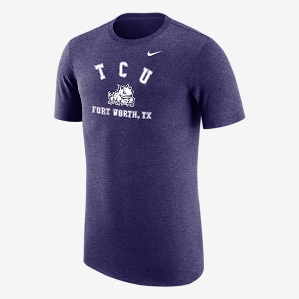 Purple TCU Horned Frogs Short Sleeve Clothing. Nike.com