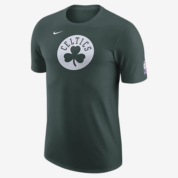 Green Boston Celtics Graphic T-Shirts. Nike LU