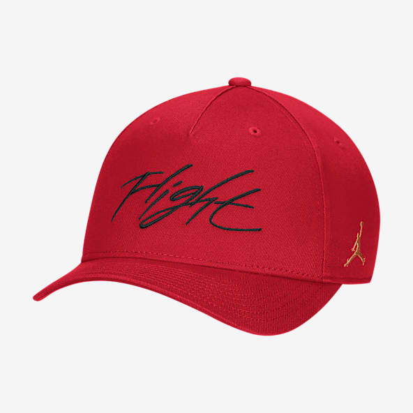 Women's Jordan Red Hats. Nike LU