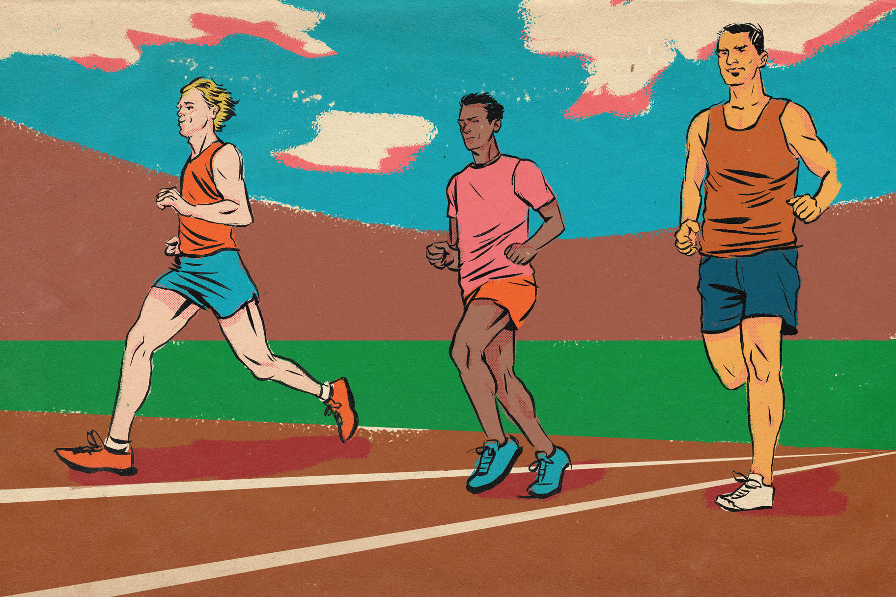 track runner positions