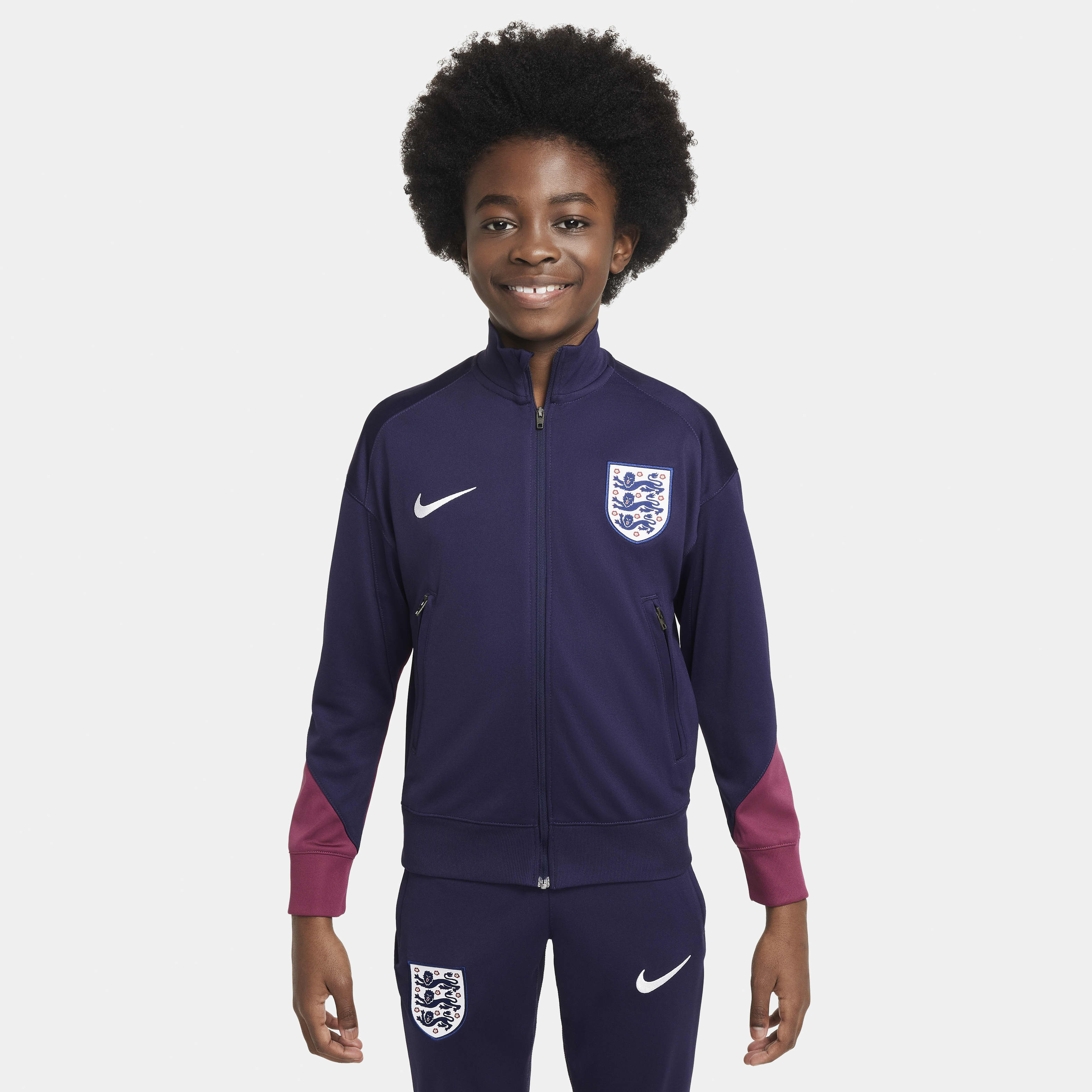 Nike England Strike Older Kids' Nike Dri-FIT Football Knit Tracksuit ...