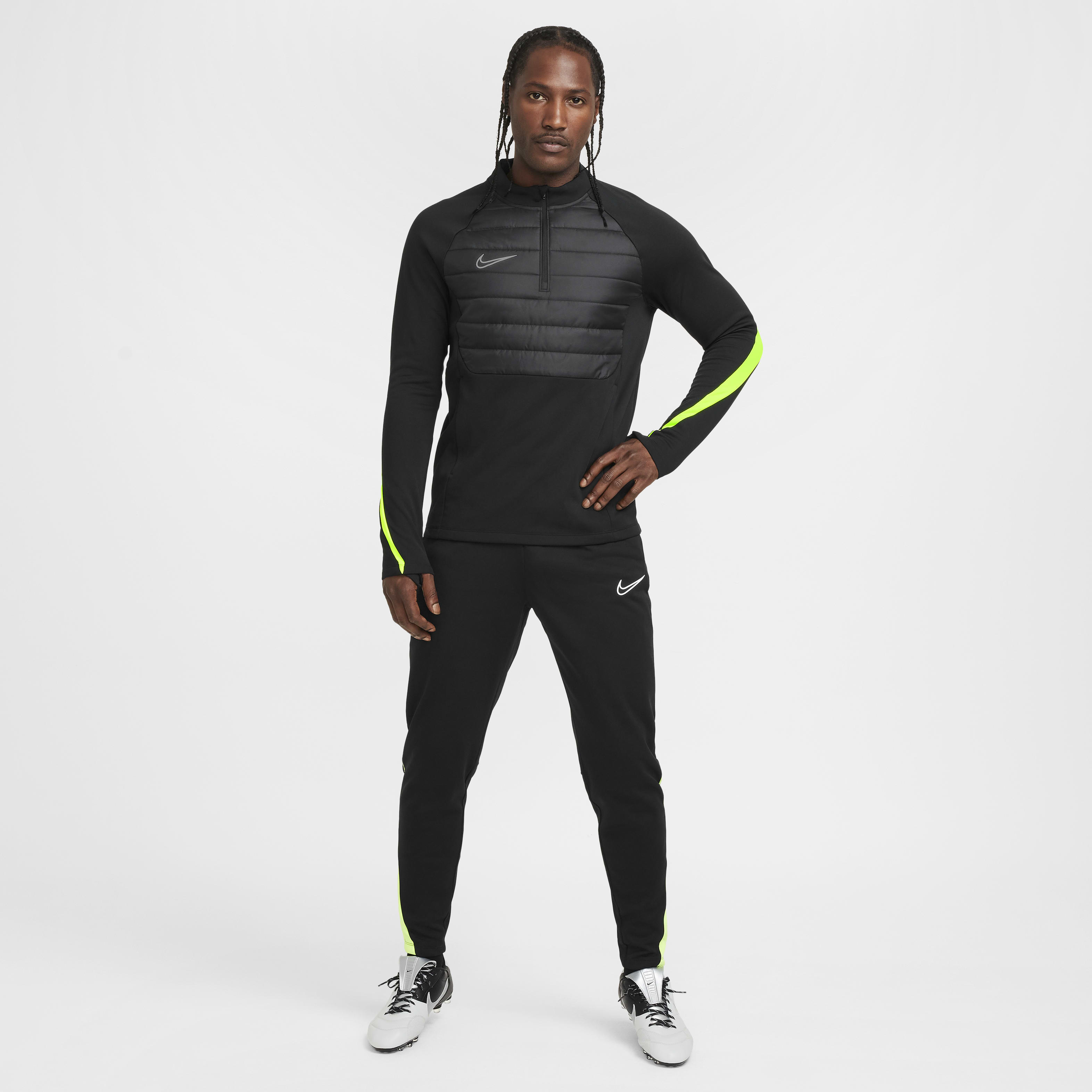 Nike Academy Winter Warrior Men's Therma-FIT 1/2-Zip Football Top ...