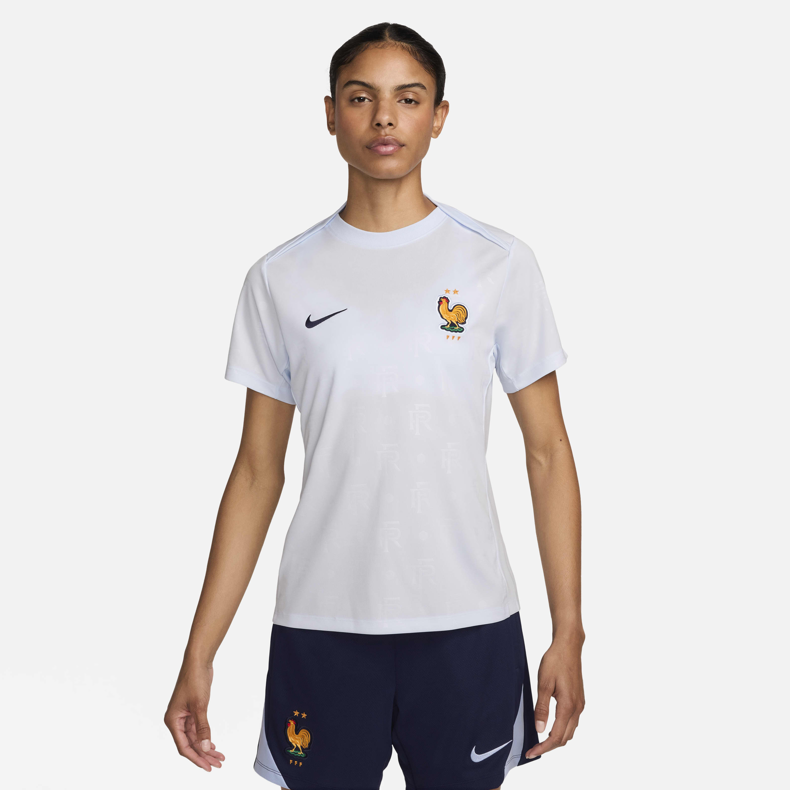 Nike FFF Academy Pro Away Women's Nike Dri-FIT Football Pre-Match Top ...