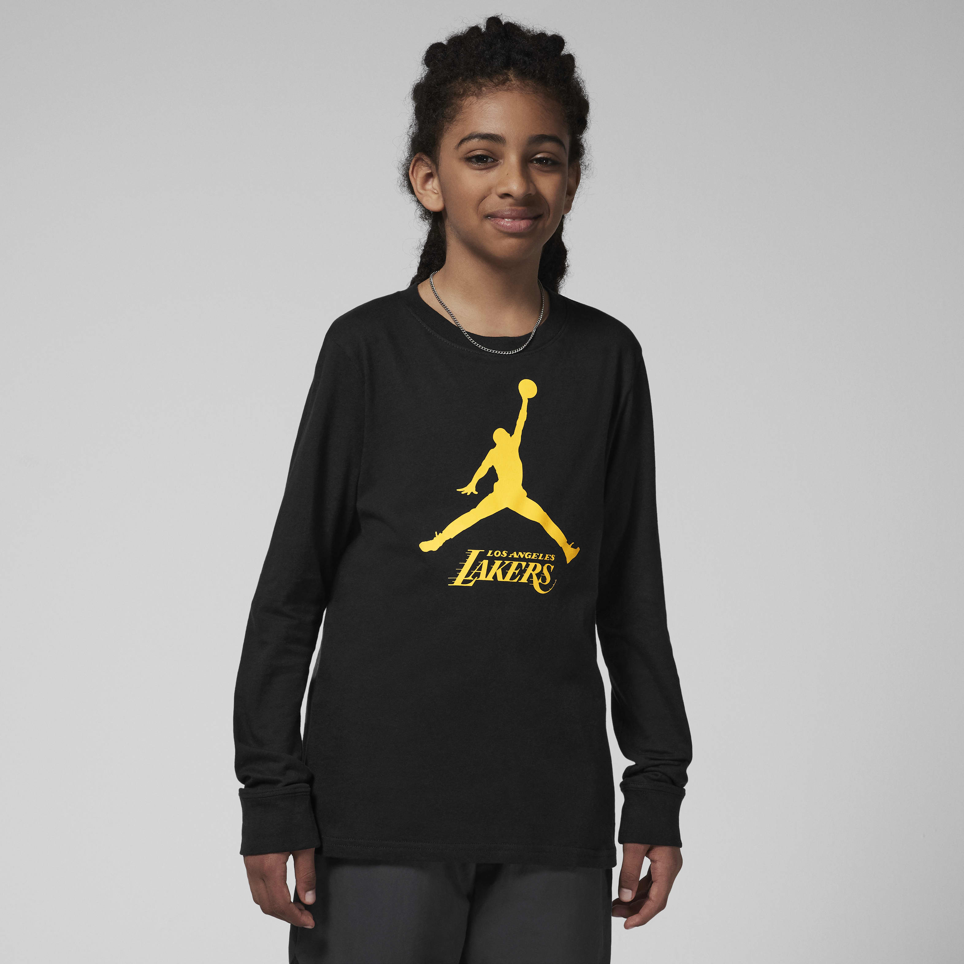 Nike Los Angeles Lakers Essential Older Kids' (Boys') Jordan NBA Long ...