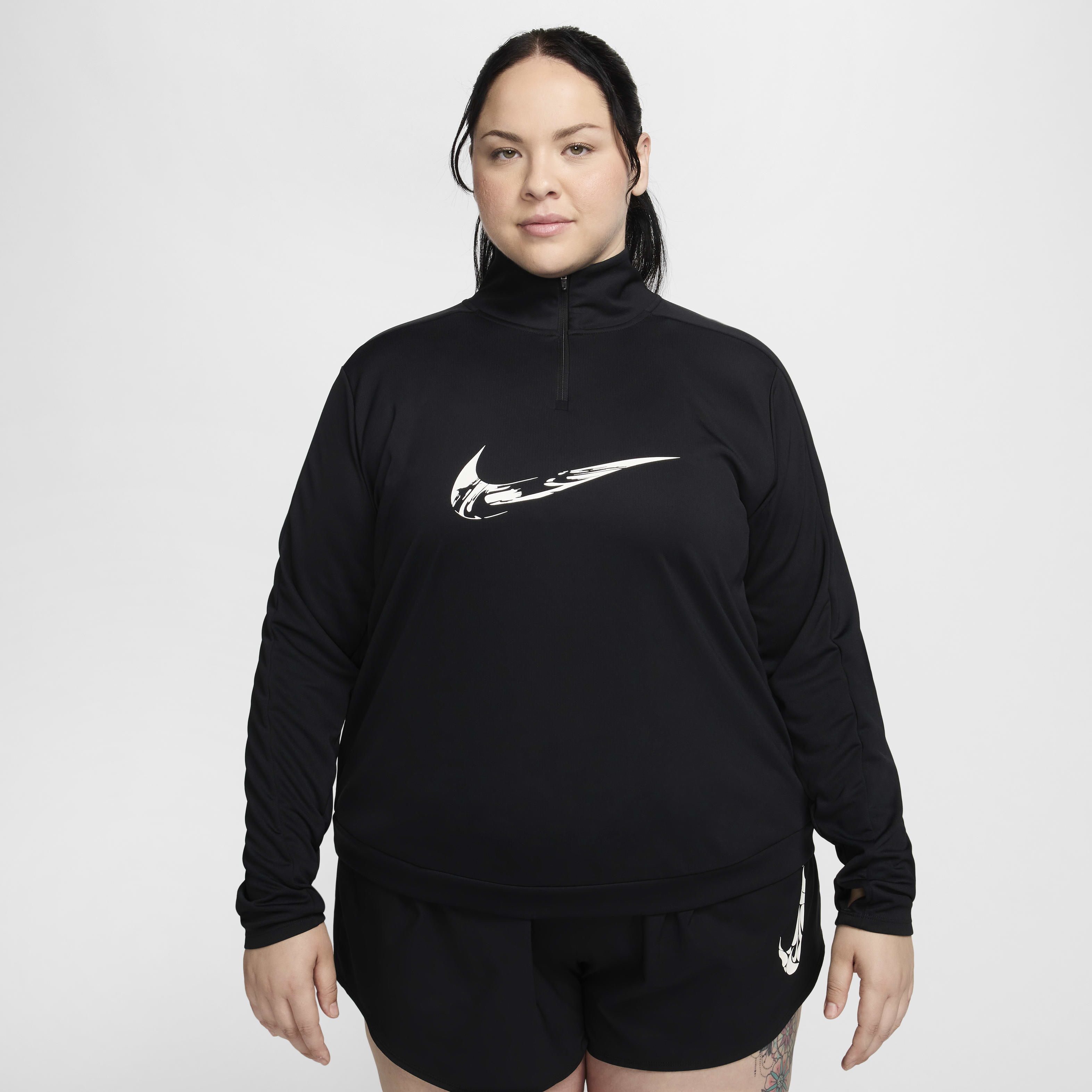 Nike Swoosh Women's Dri-FIT 1/4-Zip Mid Layer (Plus Size) | King's Cross