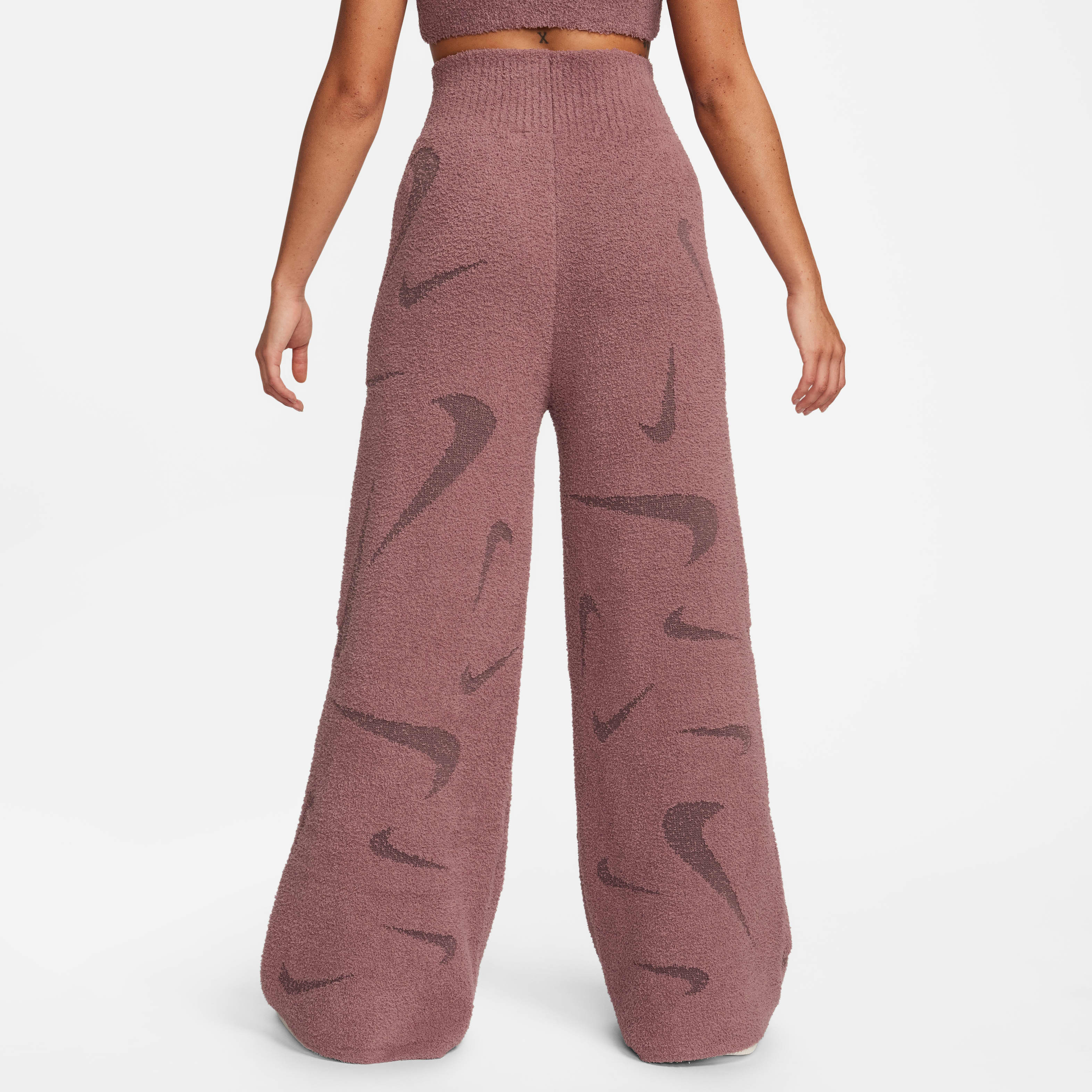 Nike Sportswear Phoenix Cosy Bouclé Women's High-Waisted Wide-Leg Knit ...