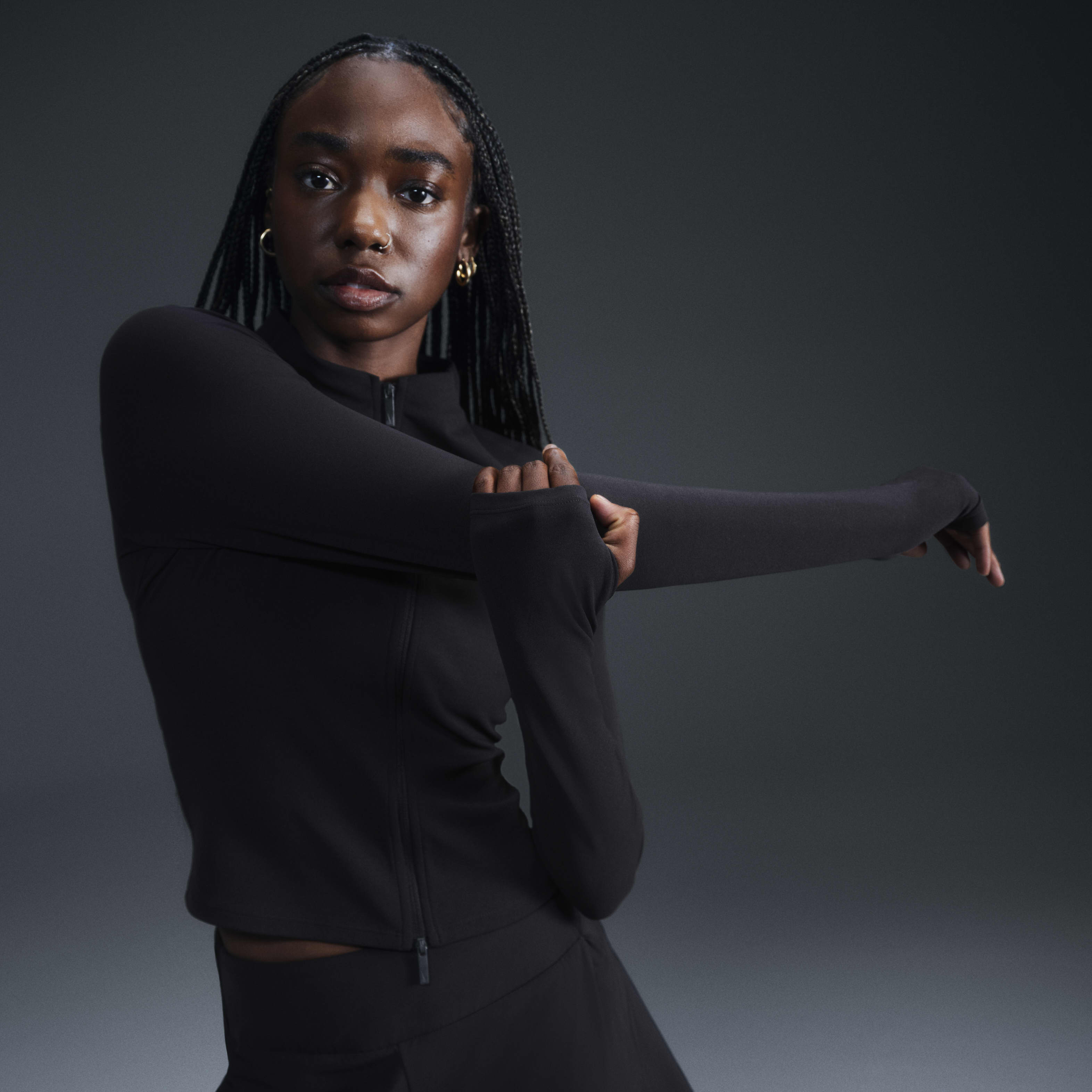 Nike Zenvy Women's Dri-FIT Full-Zip Long-Sleeve Top | King's Cross