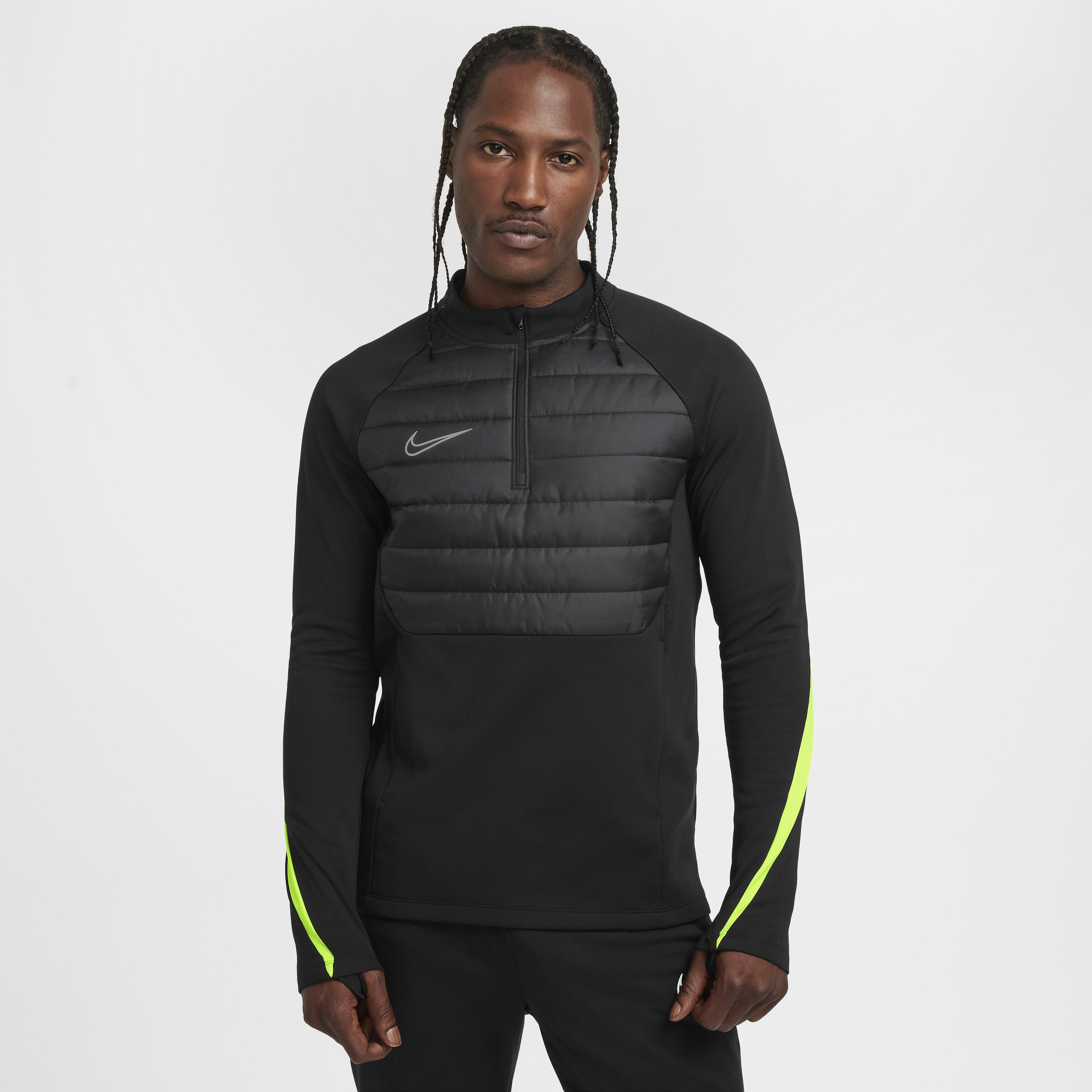 Nike Academy Winter Warrior Men's Therma-FIT 1/2-Zip Football Top ...
