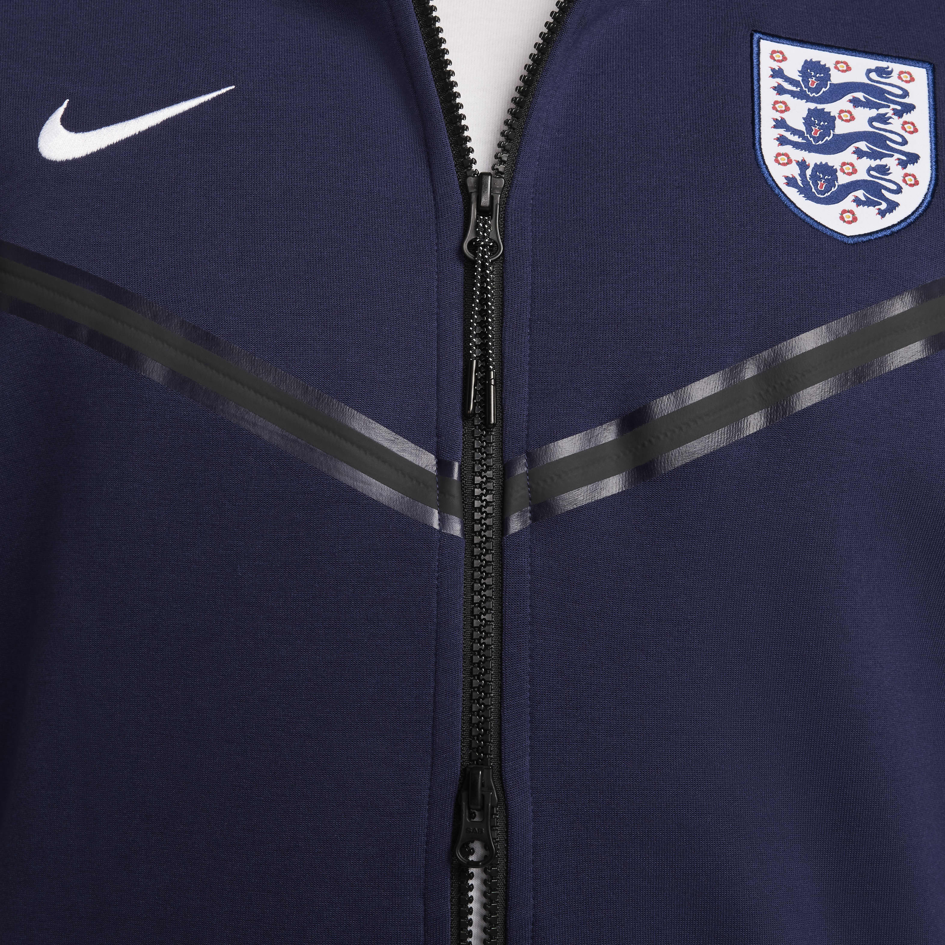 Nike England Tech Fleece Windrunner Mens Nike Football Full-Zip Hoodie ...