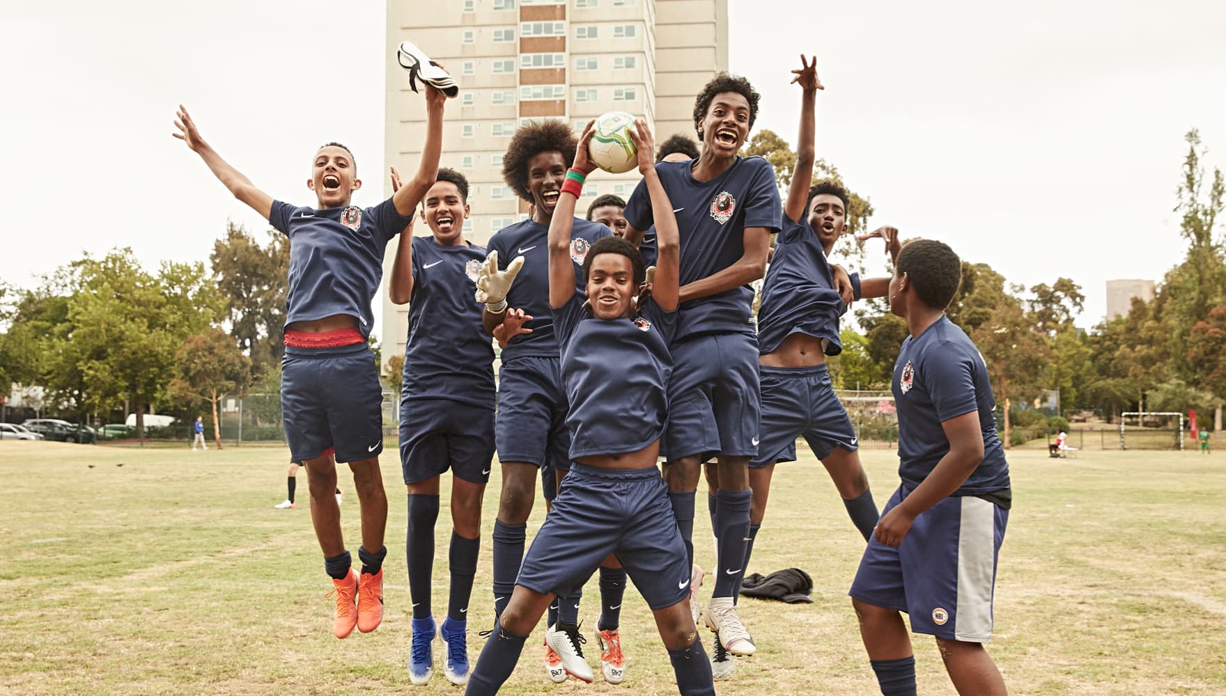 Fitzroy Lions SC. Nike HU