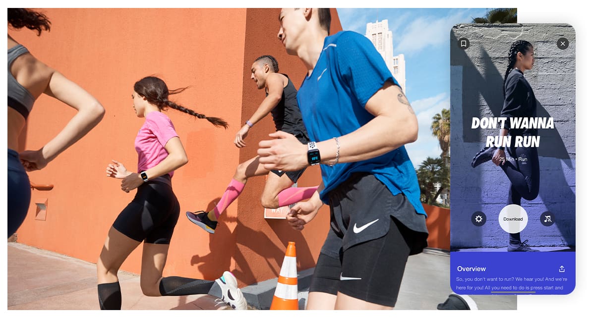 Nike Run Club-app NRC. Nike NL