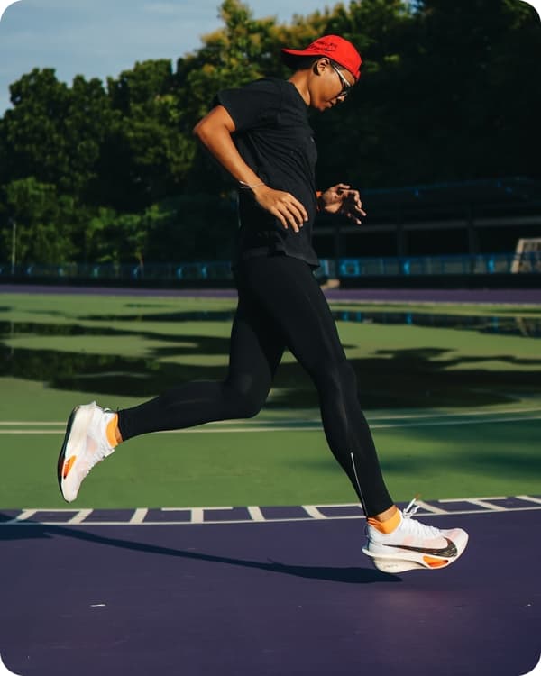 Página inicial de running. Nike PT