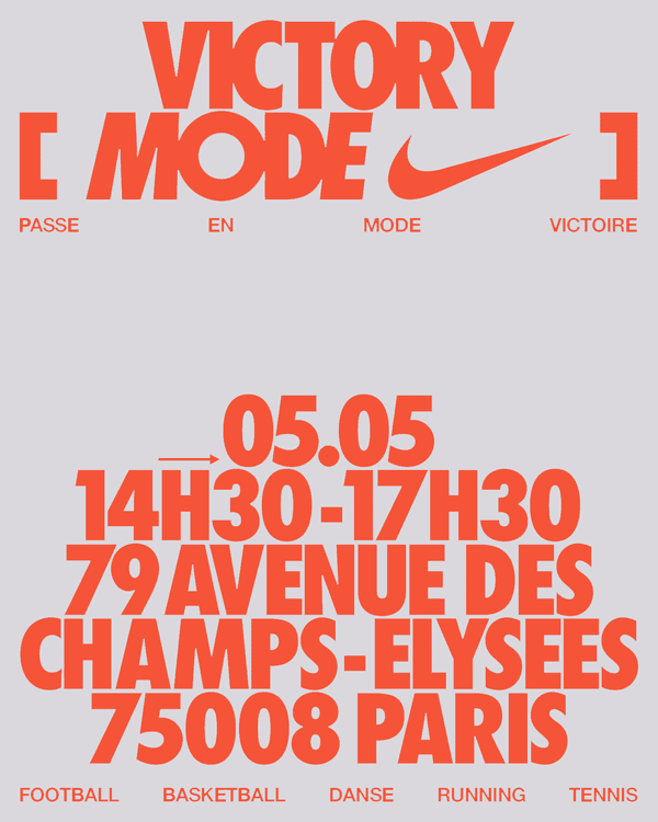 Nike Victory Mode. Nike FR