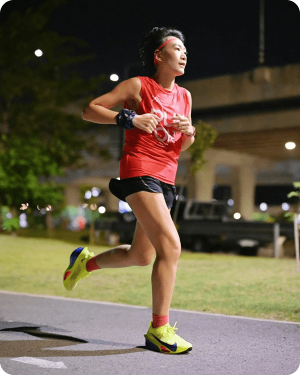 Running home. Nike CA