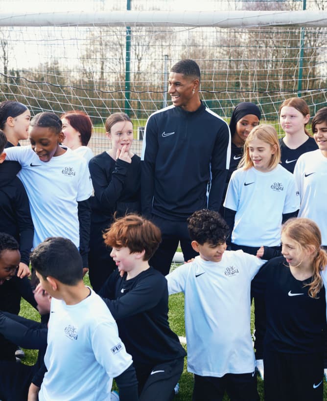 Nike Mission, unterstützt von Athlet:innen. Nike CH