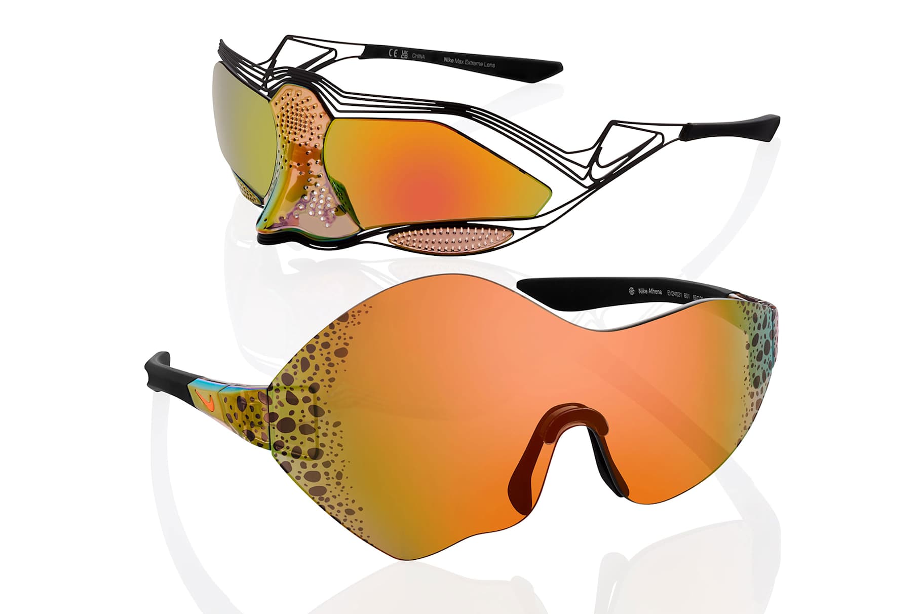 Nike Athena and Nike Zeus sunglasses offer athletes enhanced focus. Nike SG