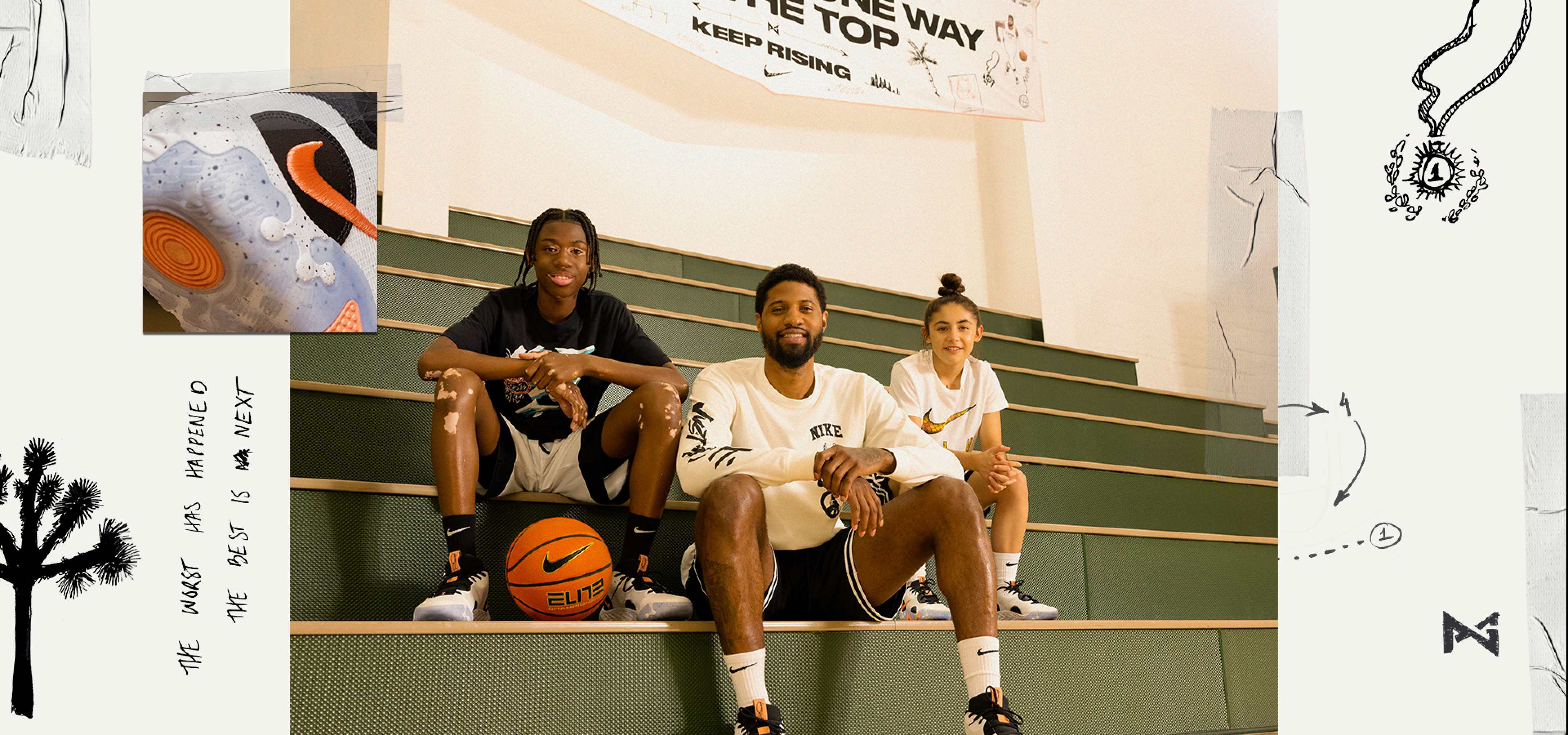 Paul George vyniká ve hře. Nike CZ