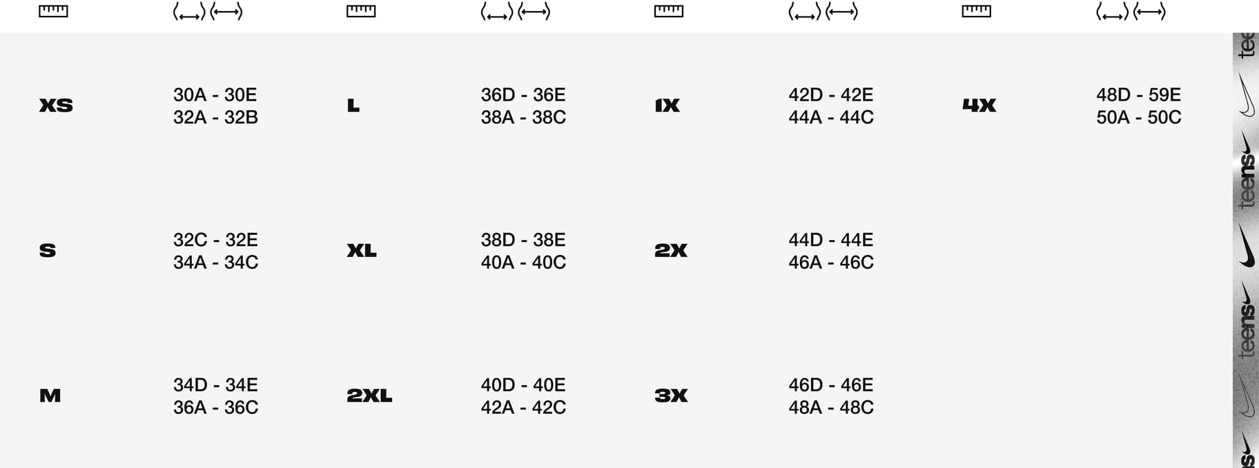 Przewodnik po stanikach dla nastolatek: Jak określić odpowiedni rozmiar stanika. Nike PL