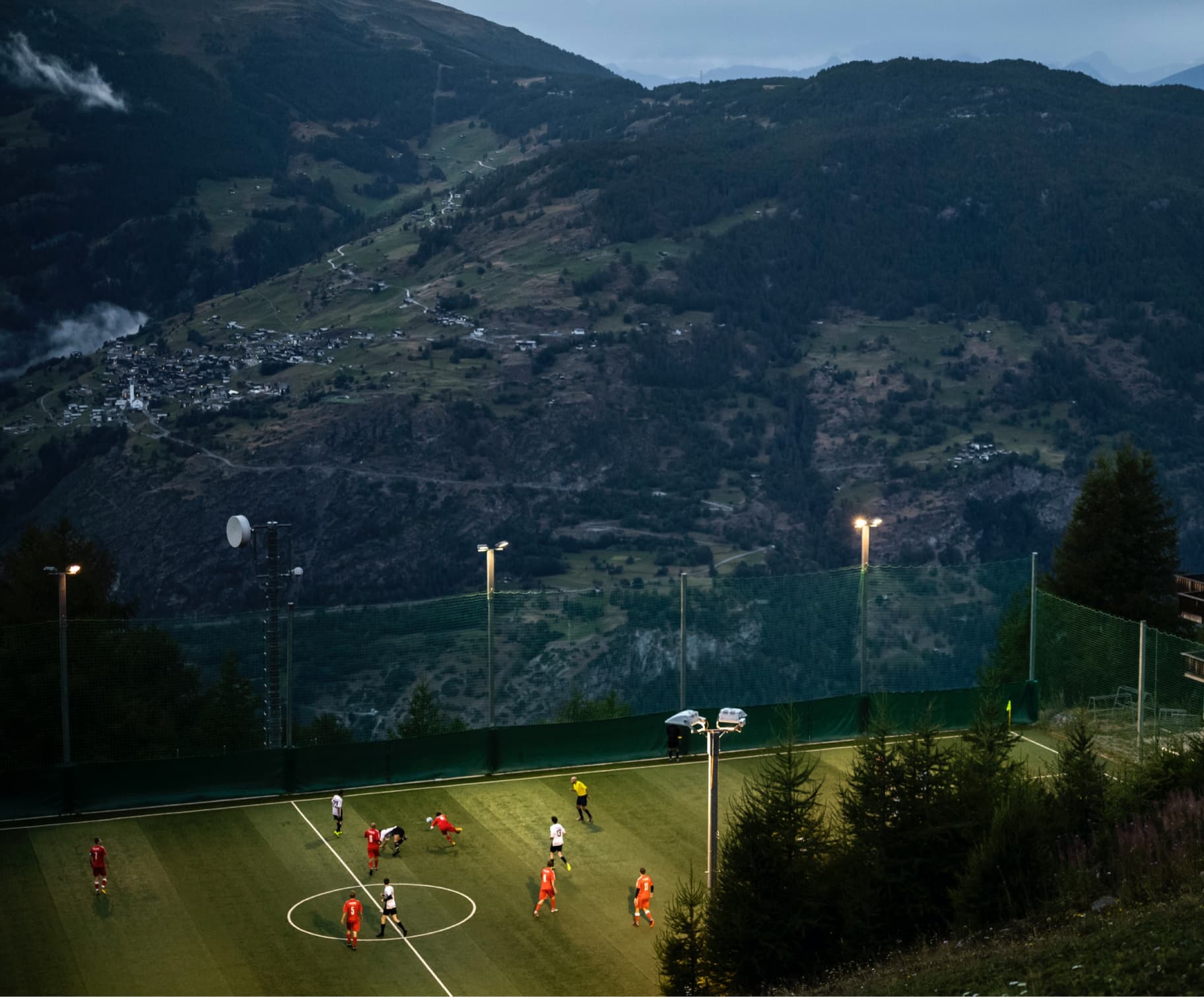 Play Soccer at the Highest Level on this Elevated Field in the Swiss ...