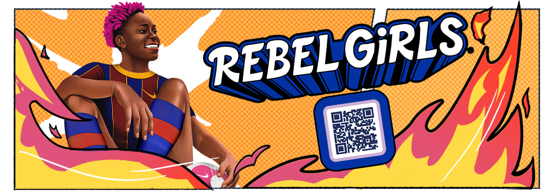 Rebel Girls: voetbalverhalen. Nike BE