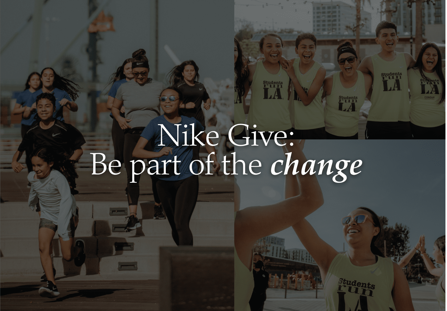 Be a force for change in your community. Nike.com