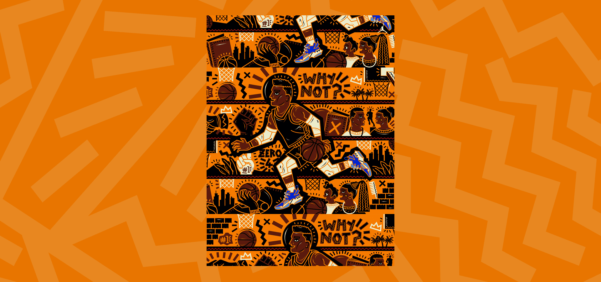 Why Not Zer0.4 Digital Poster. Nike.com