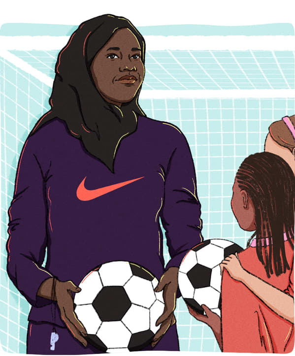 Lucia Matzke : apprendre le krump aux jeunes filles. Nike CA